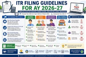 ITR Filing Guidelines for AY 2026-27: Guide for Salaried, Senior ...